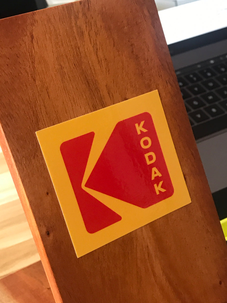 KODAK GLOSSY VINYL SQUARE STICKER – Sunny16Lab